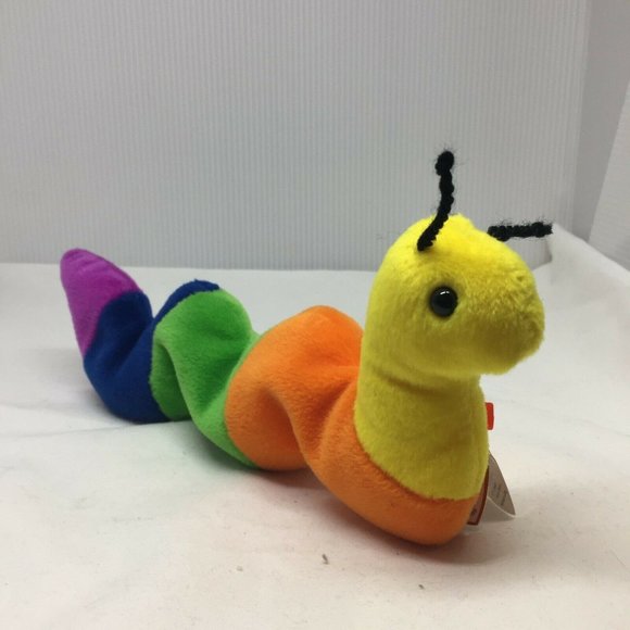Ty | Toys | Ty Beanie Baby Inch Inchworm Plush Stuffed Animal Retired W ...